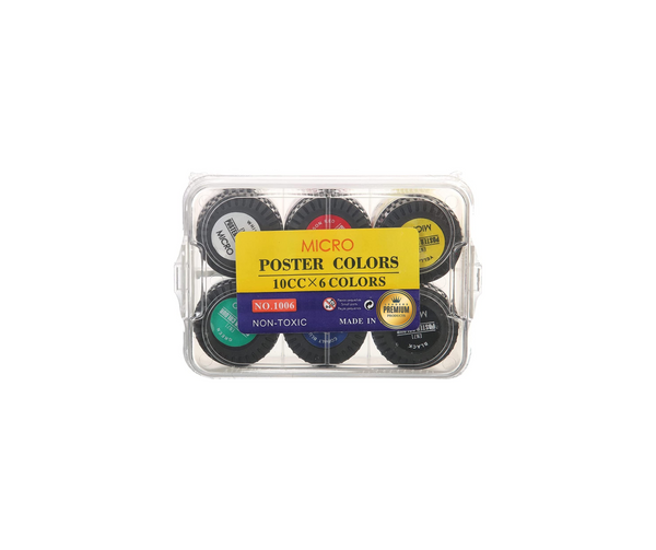 Pack Poster Colors (6 Colors) – leadersforstationary
